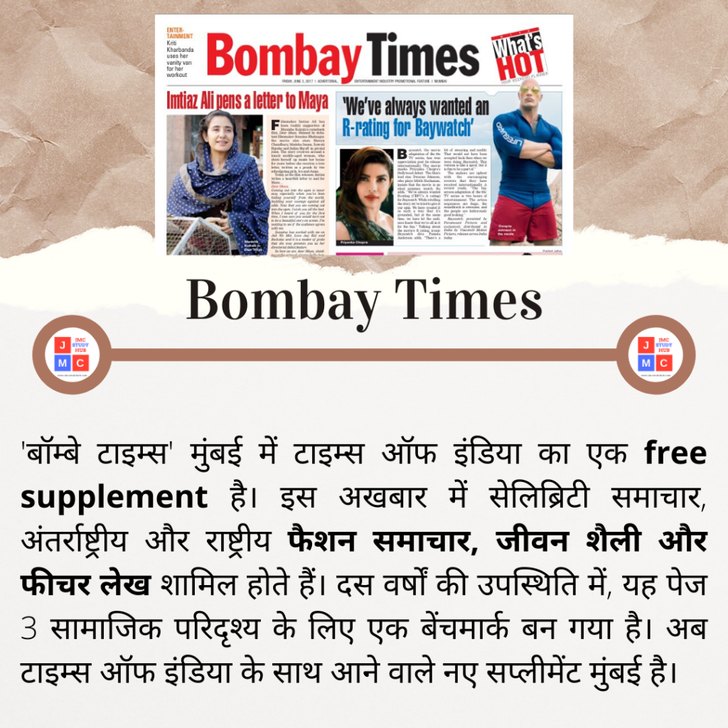 Popular newspapers of India - JMC STUDY HUB