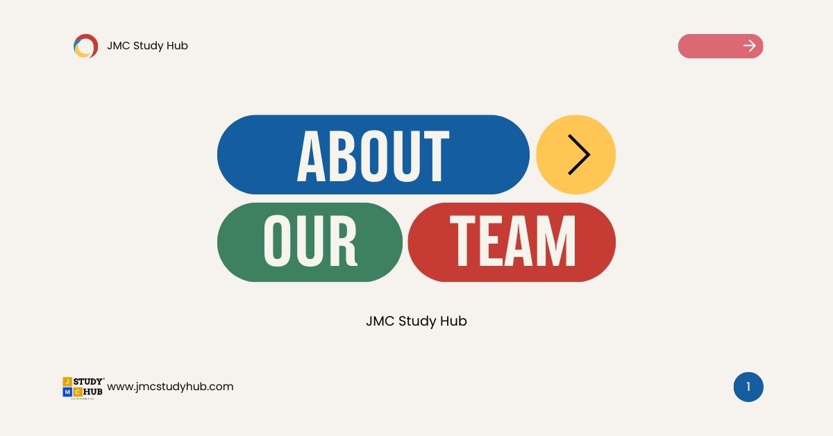 About Us - JMC Study Hub
